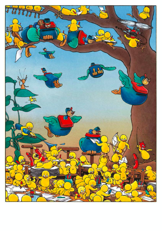 La traditionnelle exposition Poussins de retour, avec Claude Ponti : Le Muz
